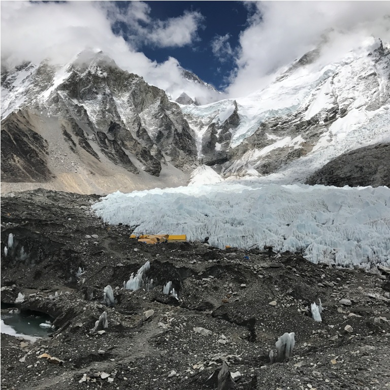 Khumbu ice fall Everest, Khumbu icefall, Everest Khumbu ice fall trek ...